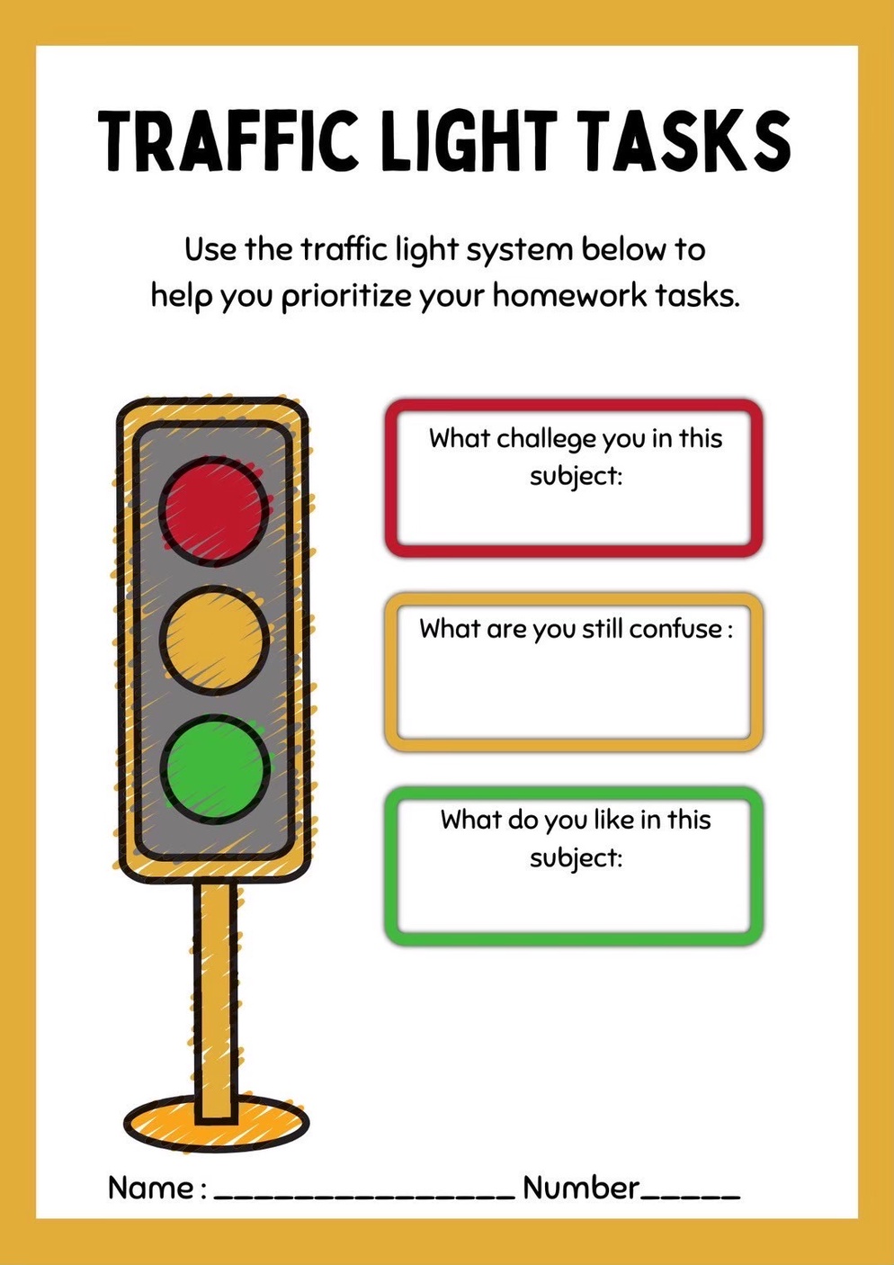 Inskru | Reflect with Traffic Light
