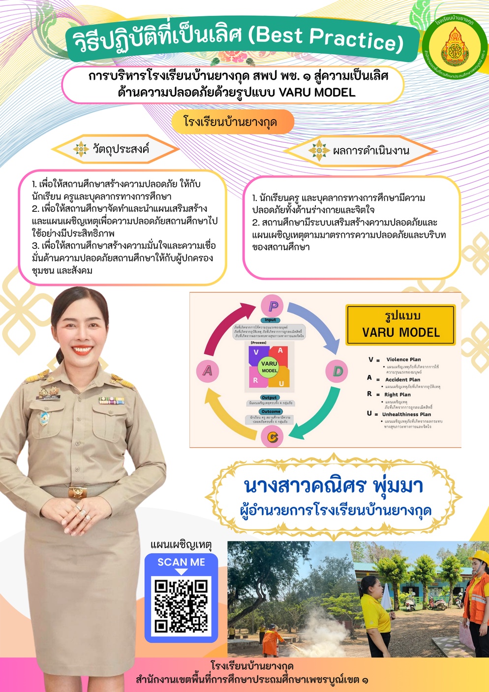 Inskru | วิธีปฏิบัติที่เป็นเลิศ (Best Practice) ผอ.คณิศร พุ่มมา