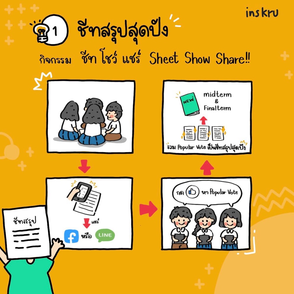 Inskru | 3 ไอเดีย ครูช่วยนักเรียนเตรียมสอบ