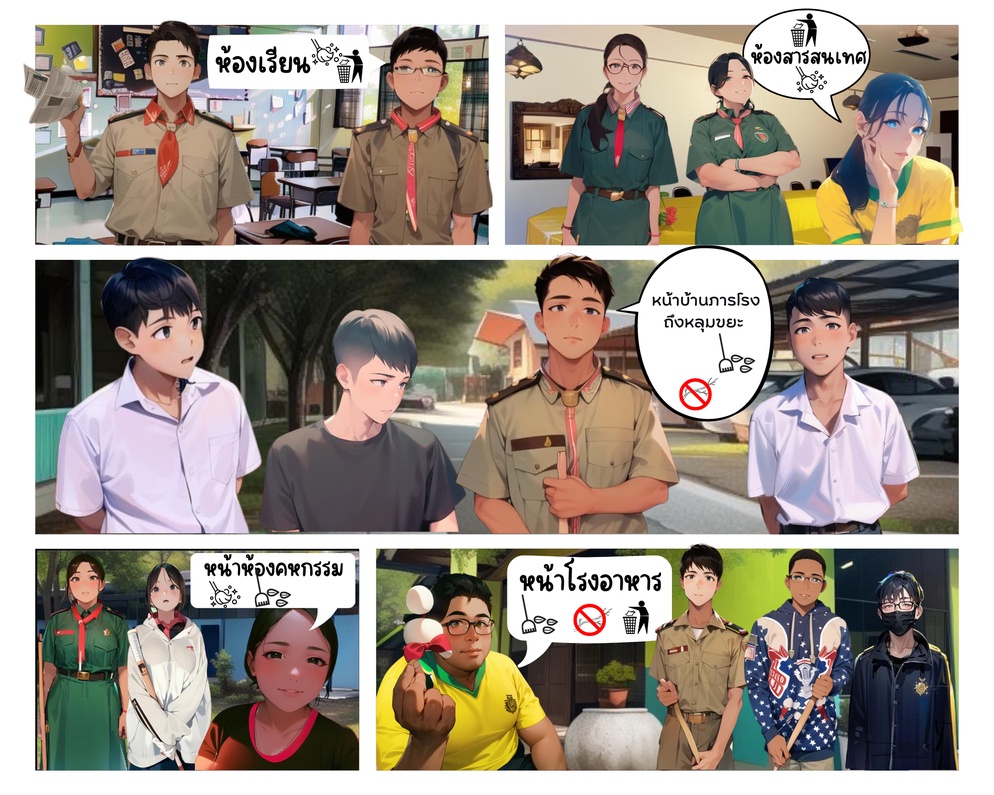 Inskru | บอร์ดเวรเขตรับผิดชอบแนวอนิเมะจาก AI